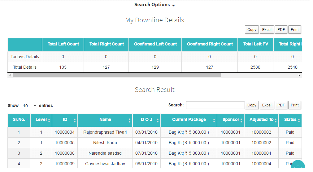 Best Examples of MLM Software | Network Marketing Software Screenshot